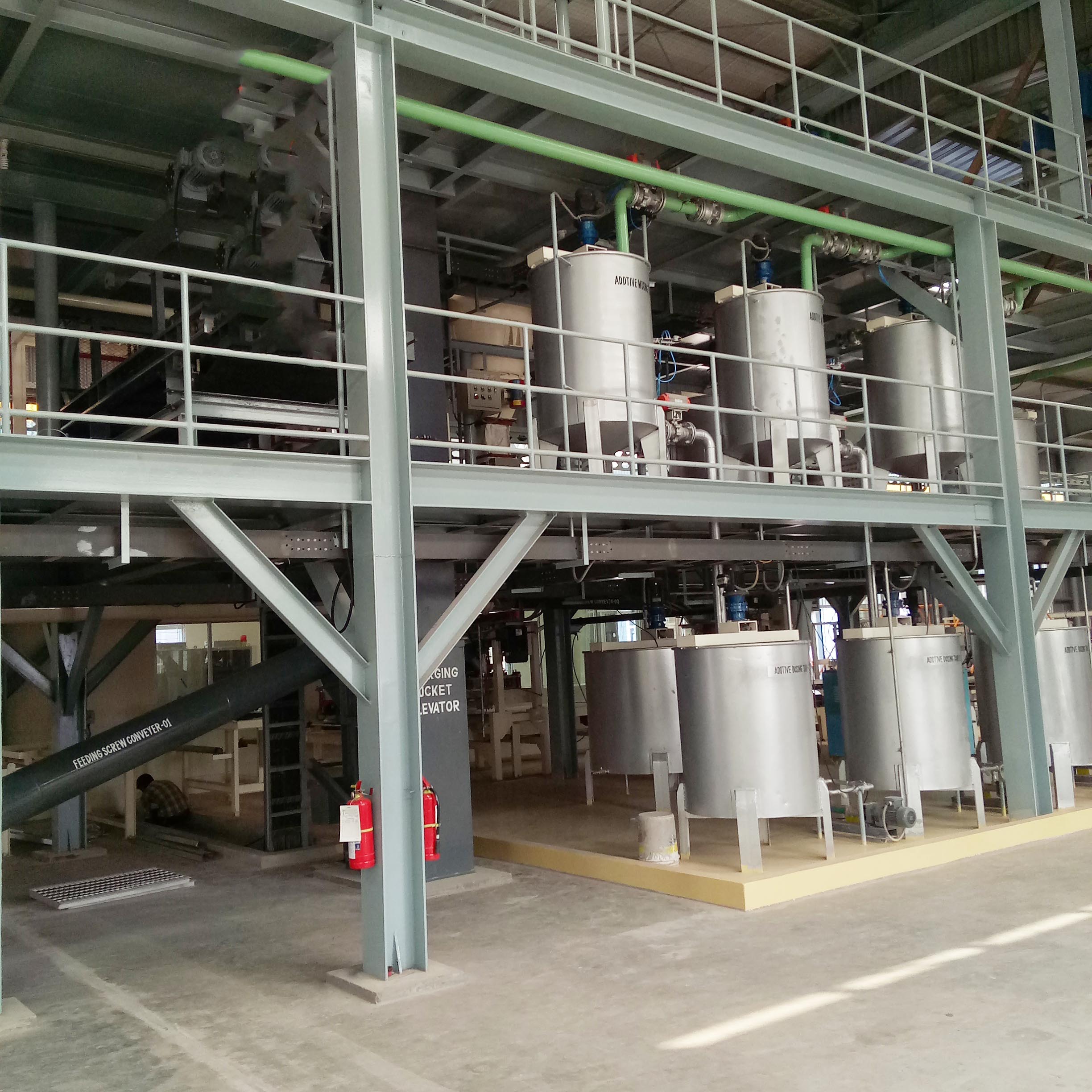 Paperless gypsum board production line - Hebei Lvjoe Machinery ...