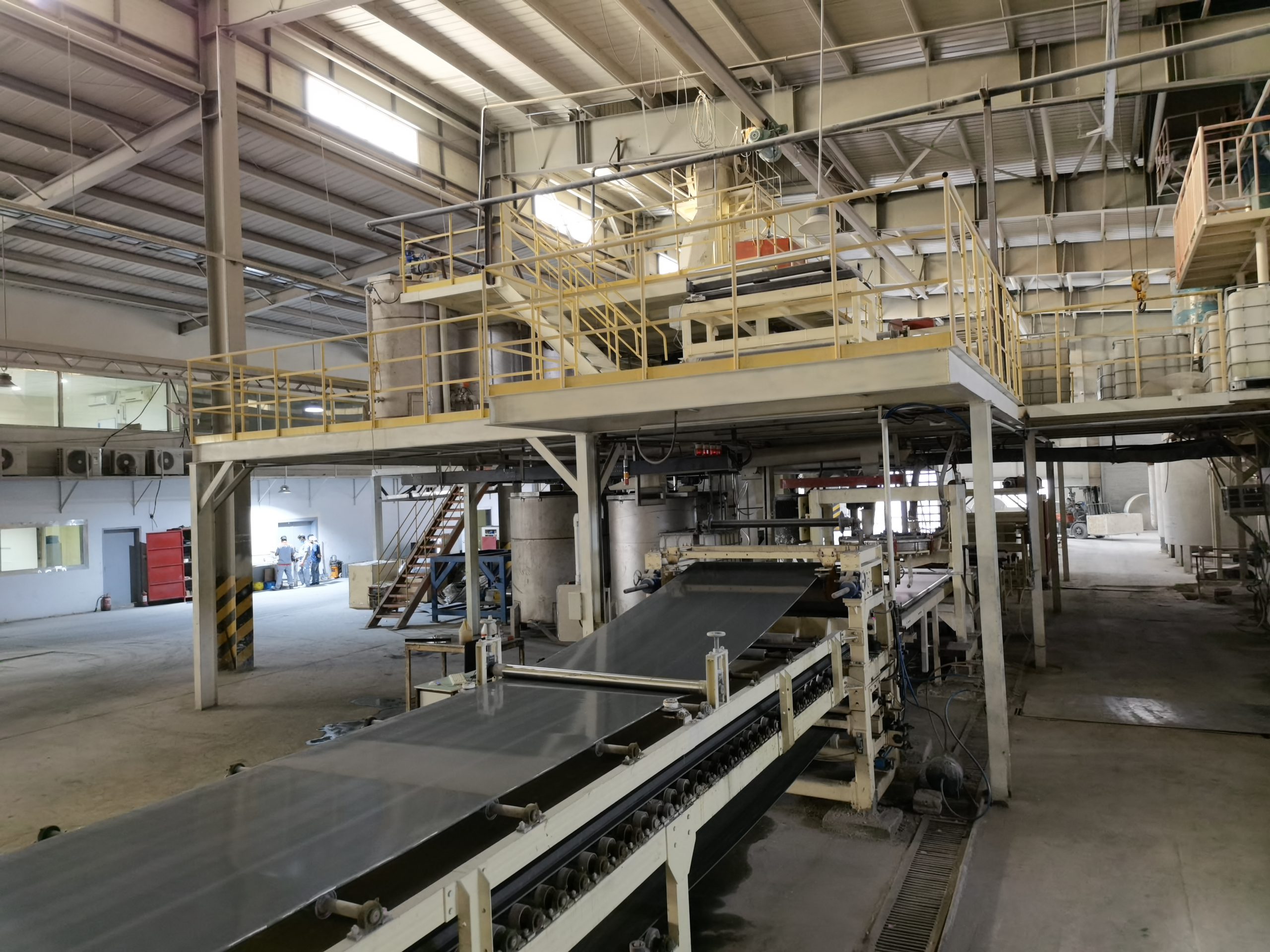 Paperless gypsum board production line - Hebei Lvjoe Machinery ...